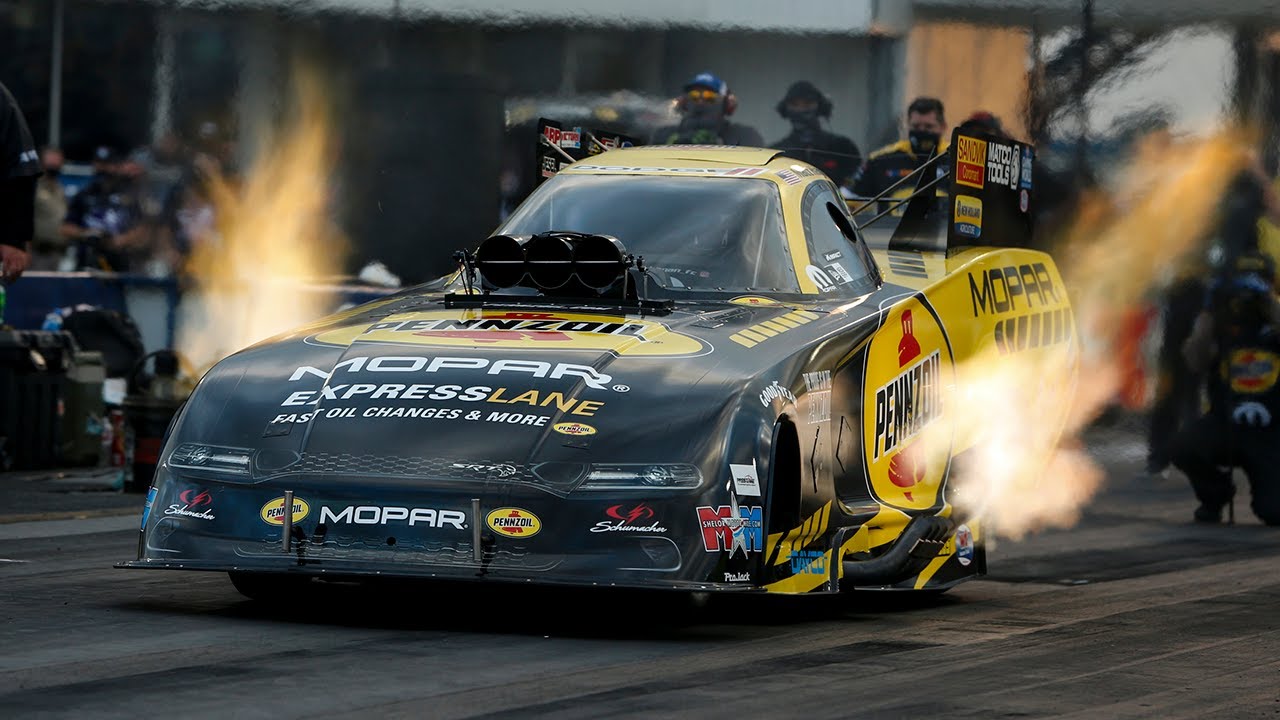 Matt Hagan gets his third No. 1 qualifier of the season - YouTube