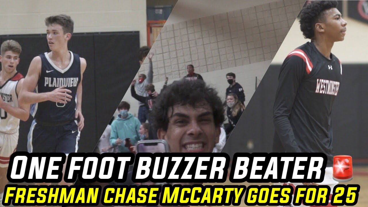 One Foot BUZZER BEATER!!🚨? Freshman Chase Mccarty GOES FOR 25 ...