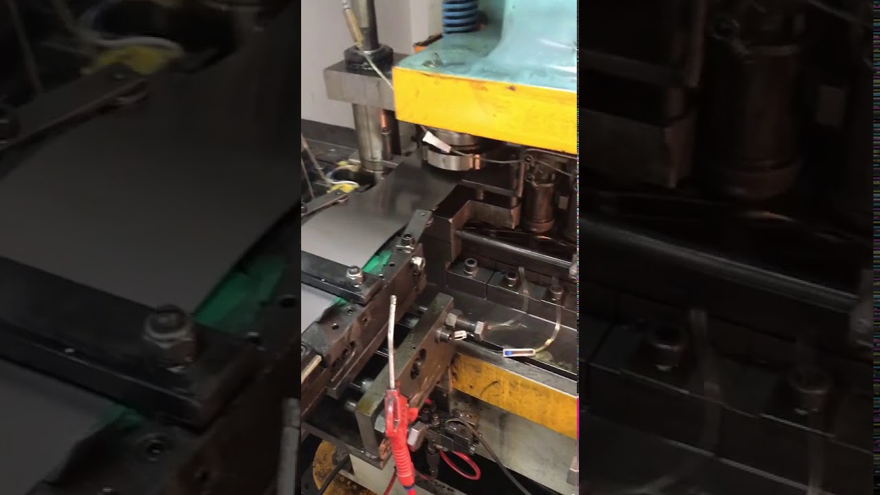 deep drawing stamping transfer die - YouTube