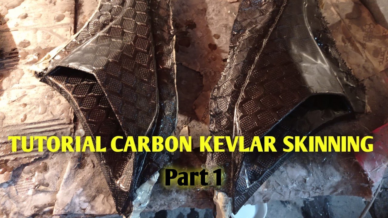 Tutorial Carbon Kevlar Skinning/ Laminasi Menggunakan Epoxy Resin - YouTube