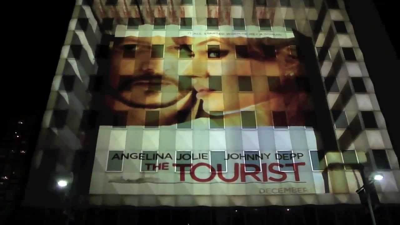 4d Projection - 'The Tourist' Promotion On Praetorian Building - Dallas ...