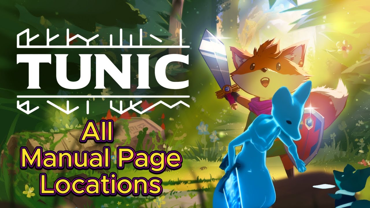 TUNIC - All Manual Page Locations Puzzle Good Ending, True Ending - YouTube