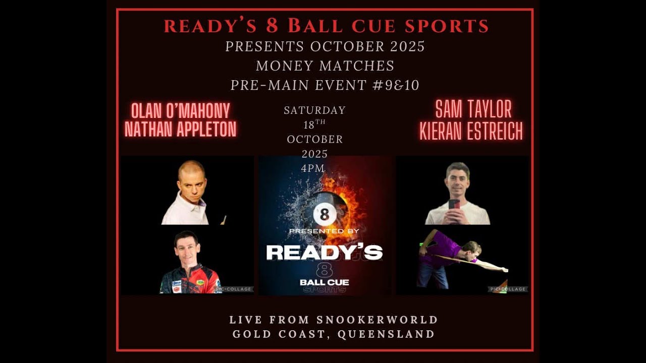 Olan O'Mahony v Nathan Appleton and Sam Taylor v Kieran Estreich RT11 ...