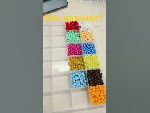 делаю зайку из аква мозайки! - YouTube