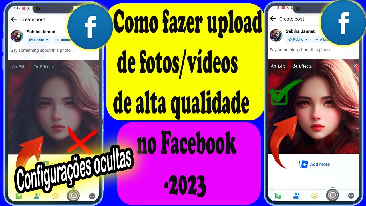Como fazer upload de fotos/vídeos de alta qualidade no Facebook sem perder dados-2023 - YouTube