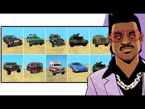 How to get ALL POLICE CARS in GTA Vice City (All Locations)