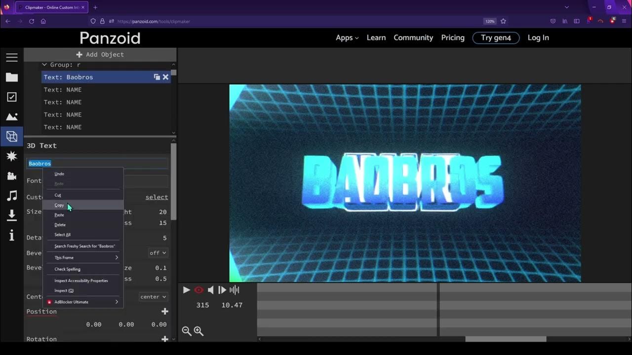 HOW TO MAKE A INTRO IN PANZOID EASY - YouTube