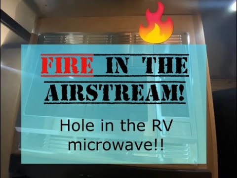 Airstream RV Microwave Replacement - YouTube