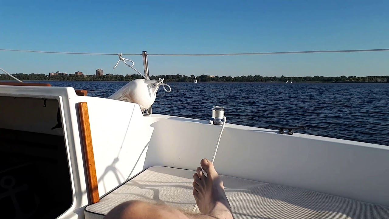 Compac 19 Late Summer Sail - YouTube