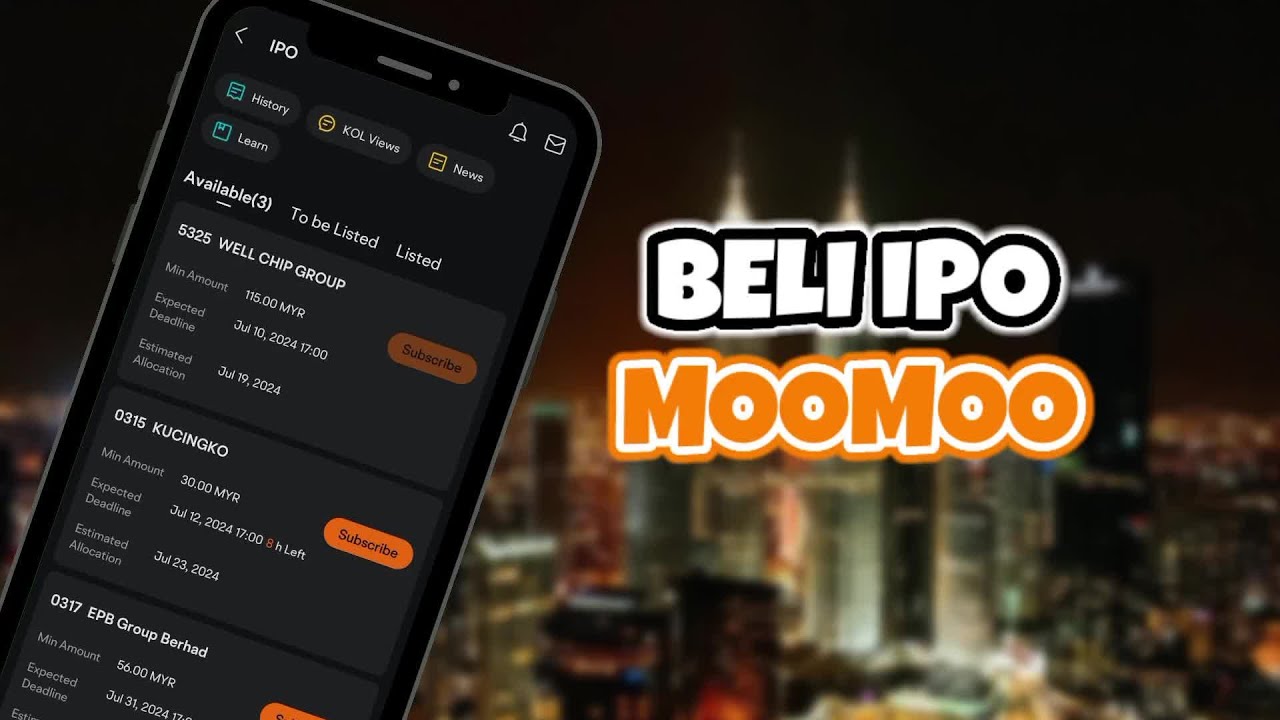 Cara Beli IPO di Moomoo - YouTube