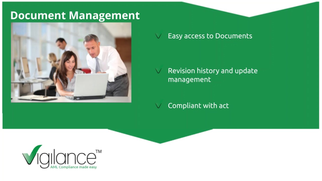 Document Management with Vigilance AML Compliance Platform - YouTube