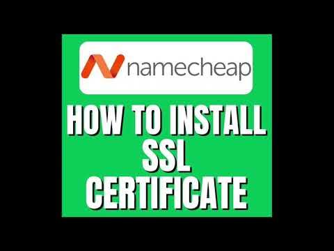 How to Add a NameCheap SSL Certificate to your GoDaddy Domain on CPanel - YouTube