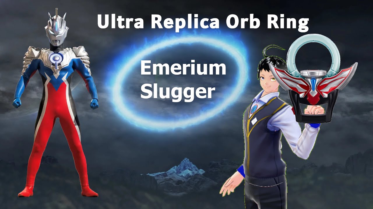 ultra replica orb ring ultraman orb emerium slugger - YouTube