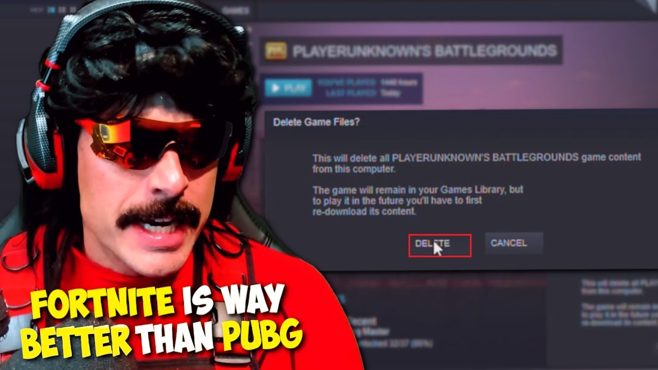 DrDisRespect Back on PUBG and UNINSTALLS After 2 Games | Best Doc ...