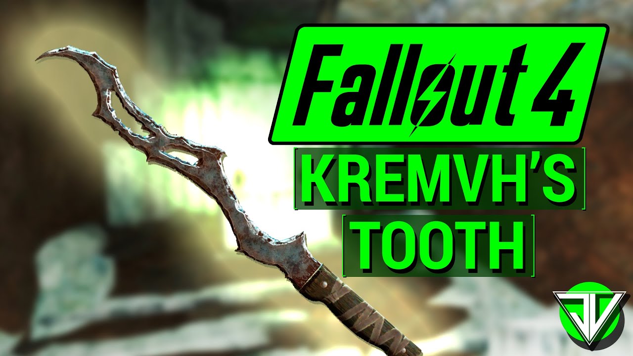 FALLOUT 4: How To Get KREMVH’S TOOTH Machete in Fallout 4! (Unique ...