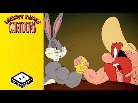 Bug's And Yosemite's Battle of the Biceps! | Looney Tunes Cartoons | @BoomerangUK