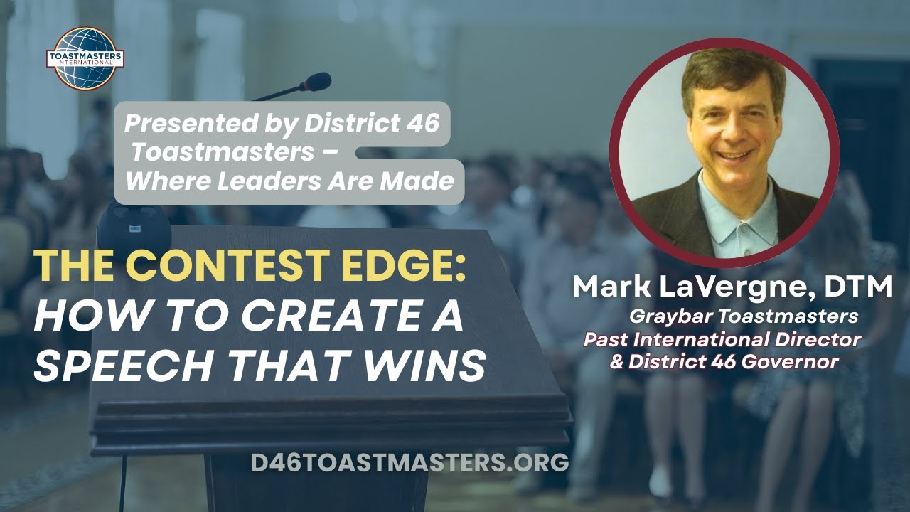 How to Write a Winning Contest Speech | Toastmasters Contest Tips 🎤 ...