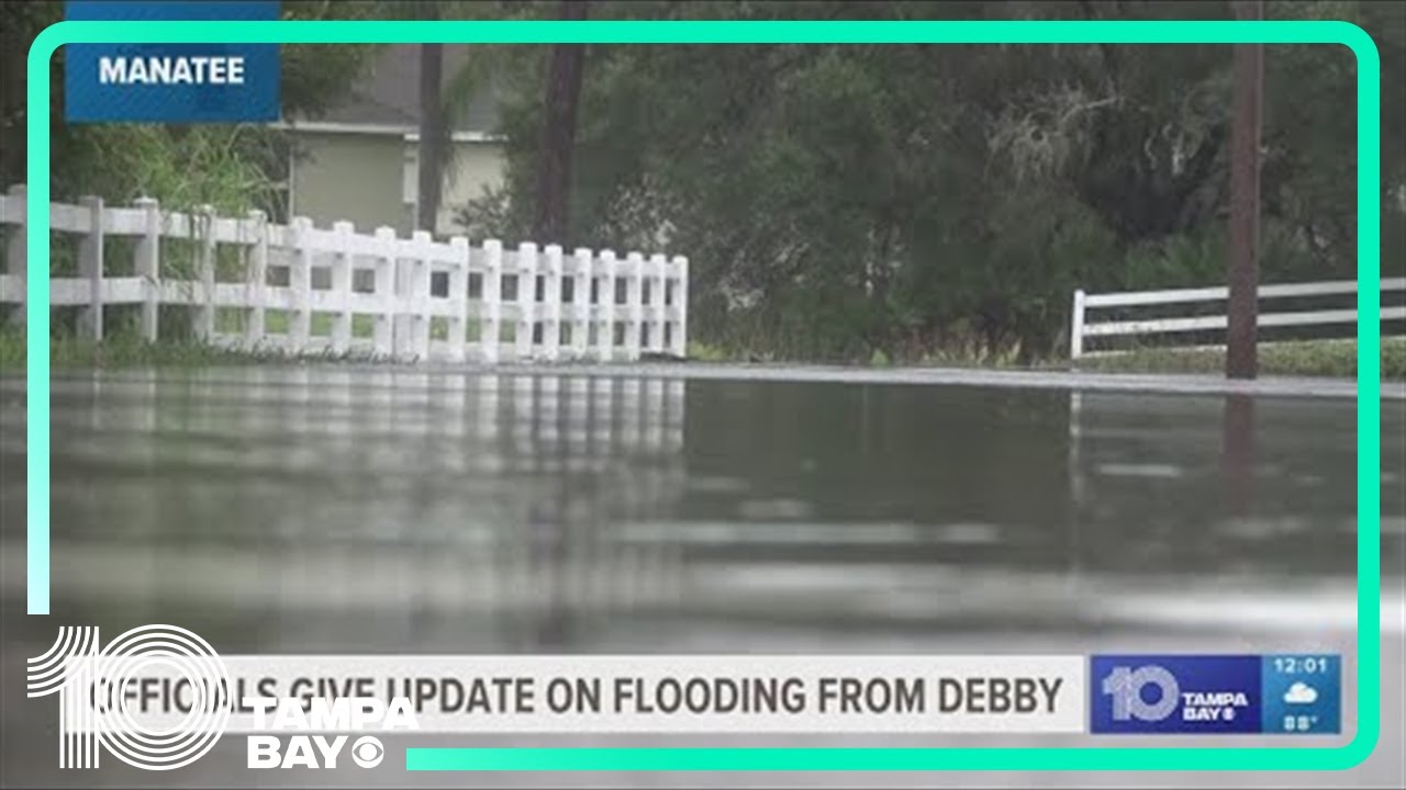 Manatee County faces unprecedented flooding from Hurricane Debby - YouTube