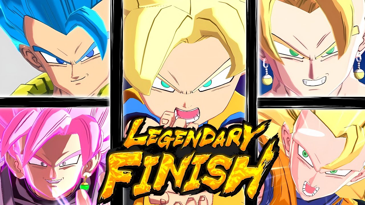 All Legendary Finishes in Dragon Ball Legends! ( Updated Part 2 Of ...