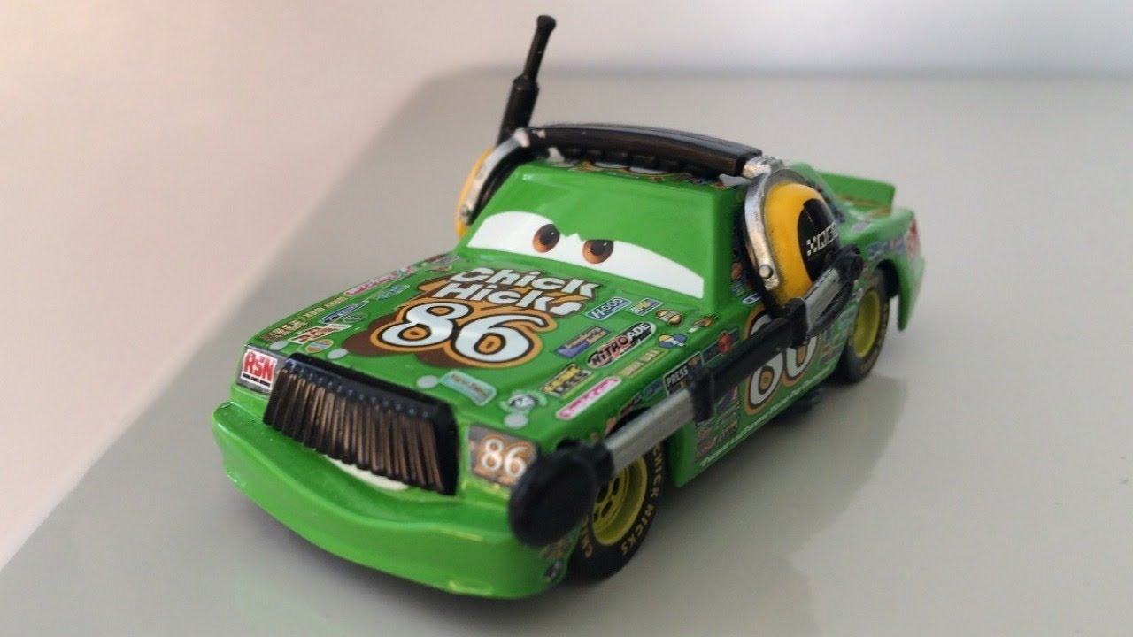 Mattel Disney Cars 3 Chick Hicks With Head Set Die-cast Review - YouTube