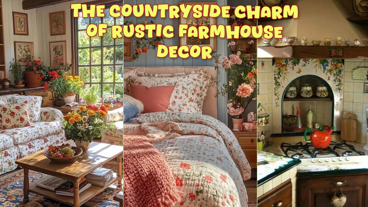 The Countryside Charm of Rustic Farmhouse Decor: Home Decor ...