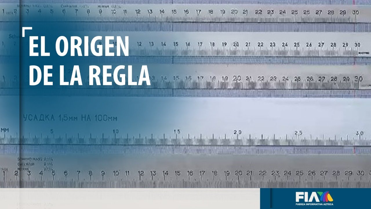 #MáquinaDelTiempo | El origen de la regla - YouTube