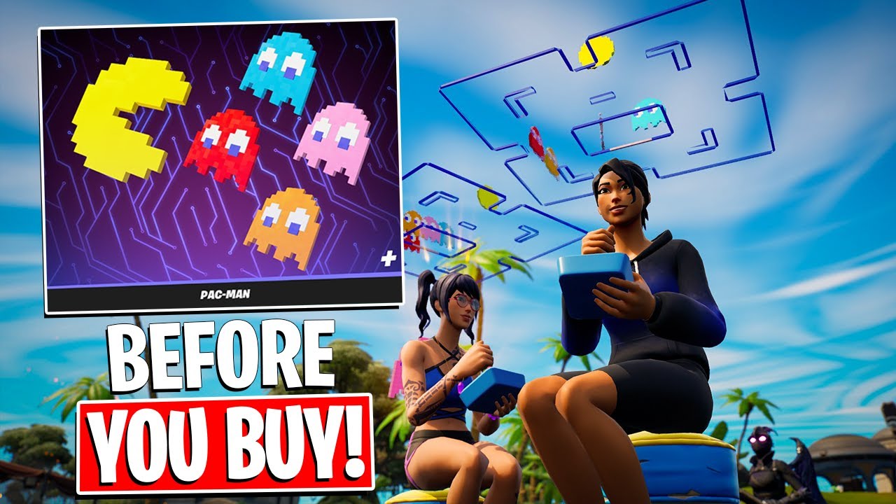 *NEW* PAC-MAN Back Blings and Emote | REACTIVE | Gameplay + Combos ...