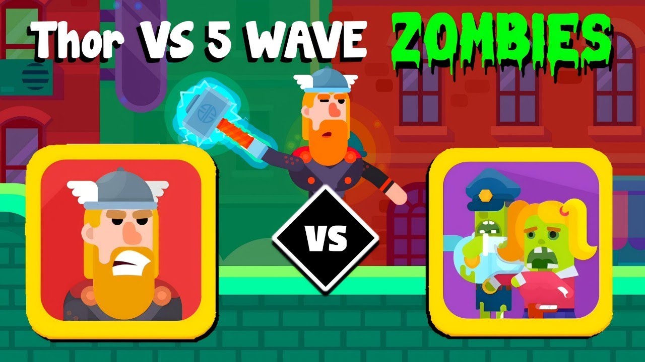 Thor VS Zombie - Bowmasters Ultimate Bowmasters - YouTube