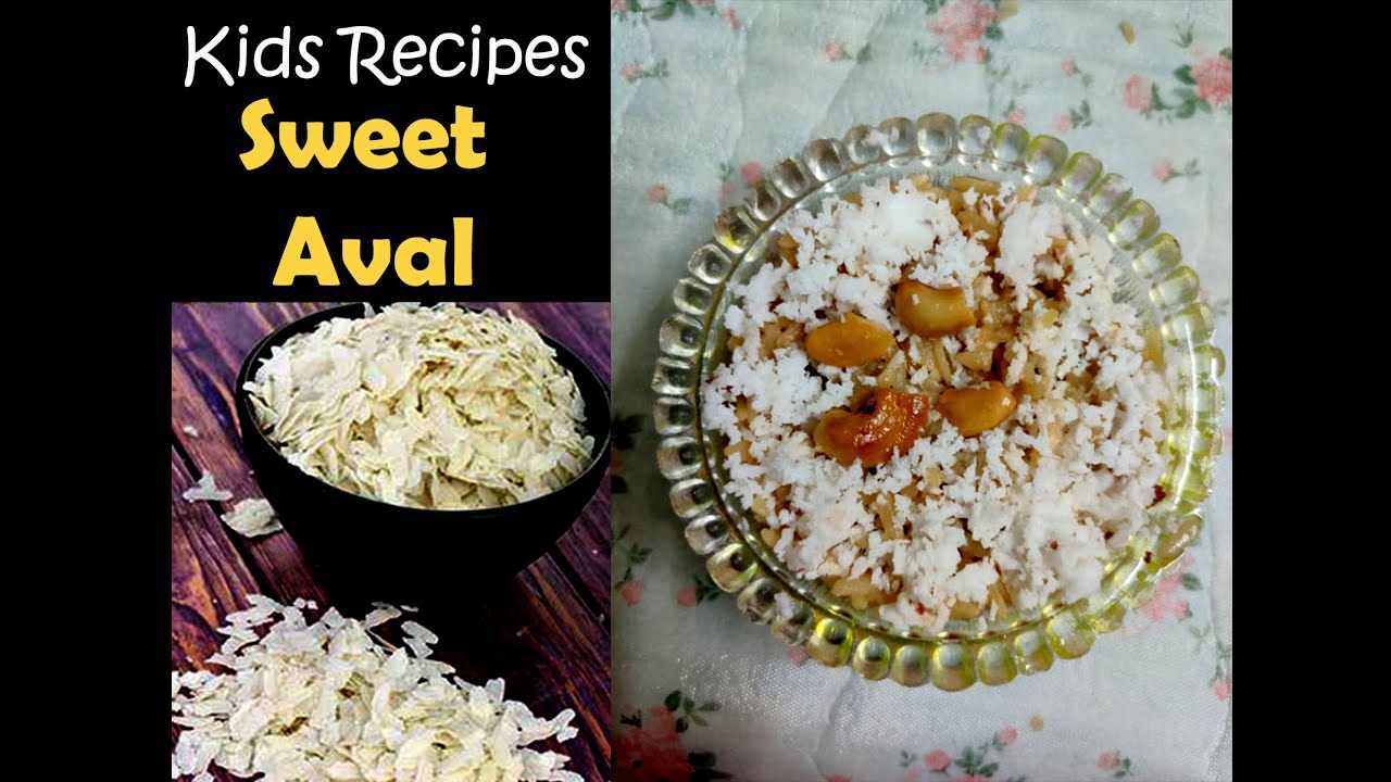 Sweet Aval with Coconut milk - Kids Favorite - YouTube