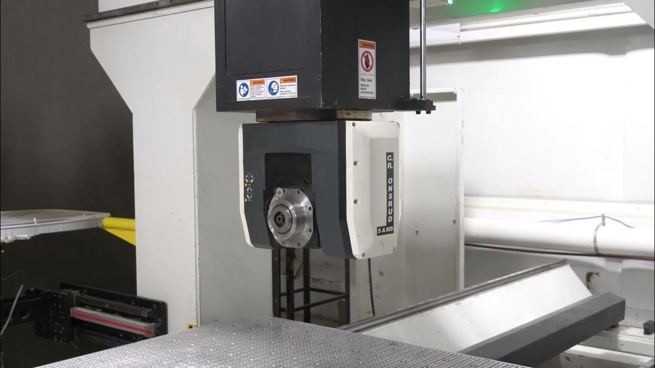 Used C.R. ONSRUD F122S15, 5-AXIS CNC ROUTER for sale! - YouTube