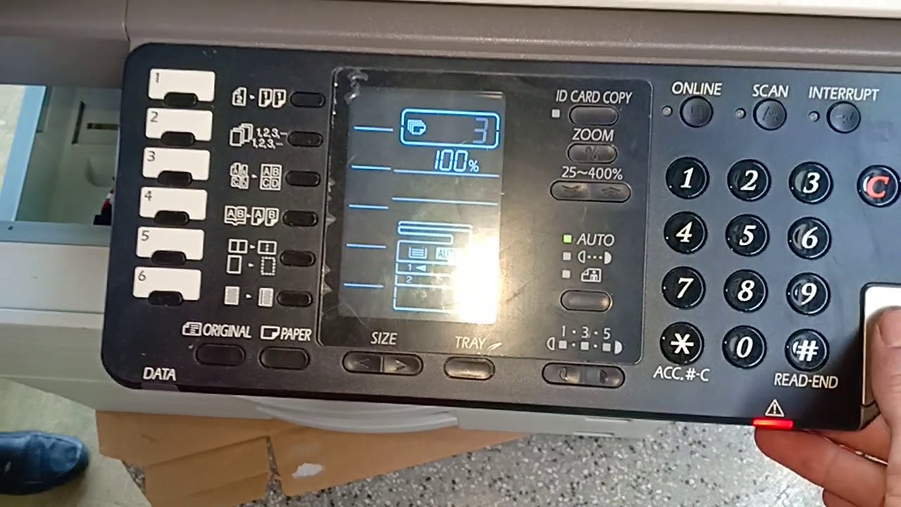 Sharp AR - 6031NV ERROR F3 -12 FIX - YouTube