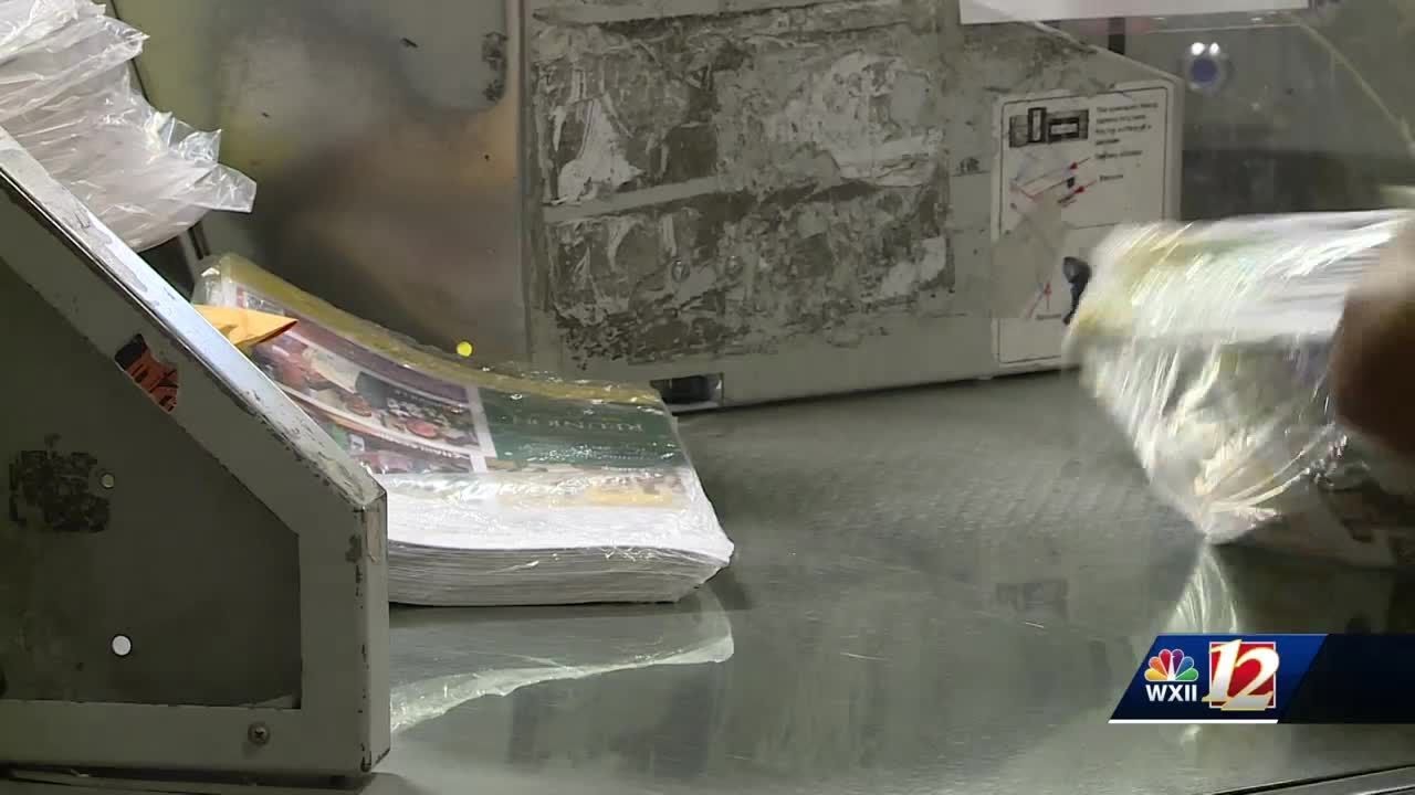 A look inside the USPS mail processing facility in Greensboro during ...