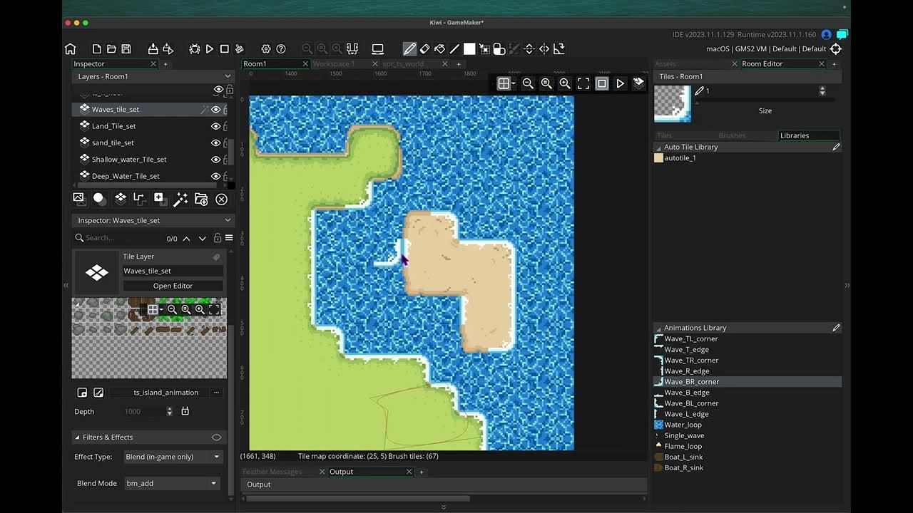 GMS2: Tile Set Animation and Effects for a dynamic world - YouTube
