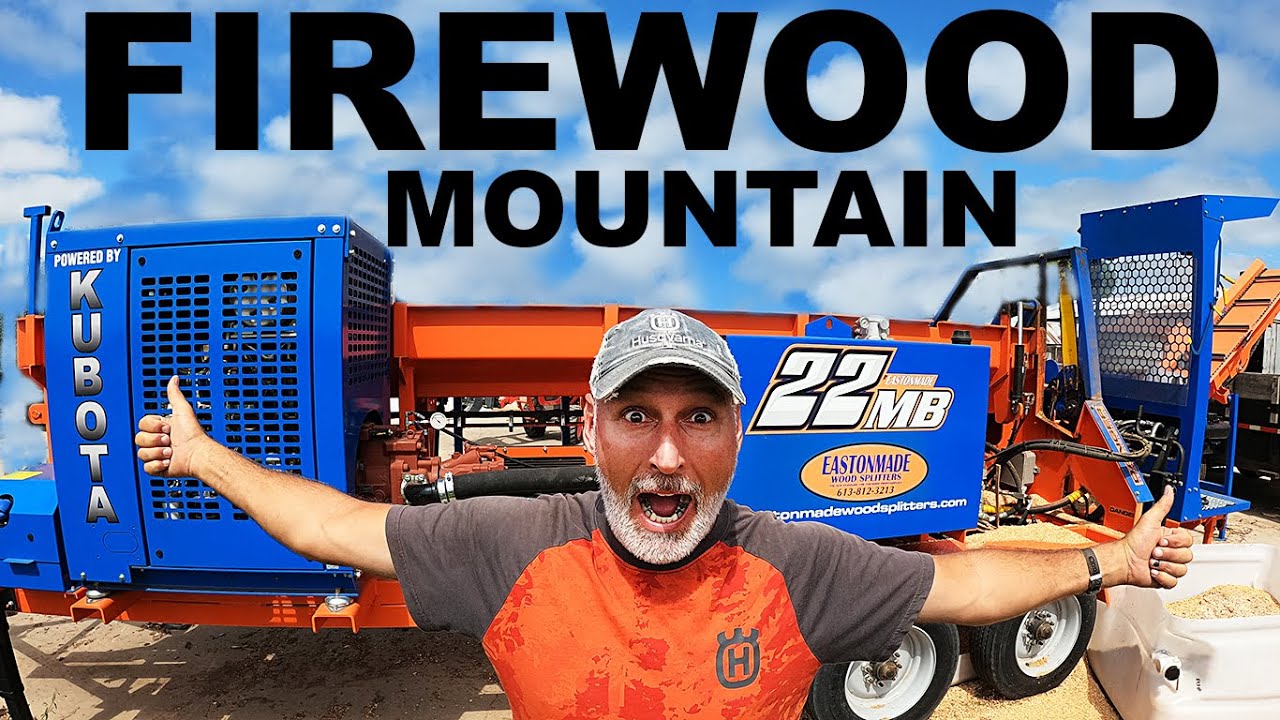 FIREWOOD MONTAIN IS GROWING BIGGER TODAY! - YouTube