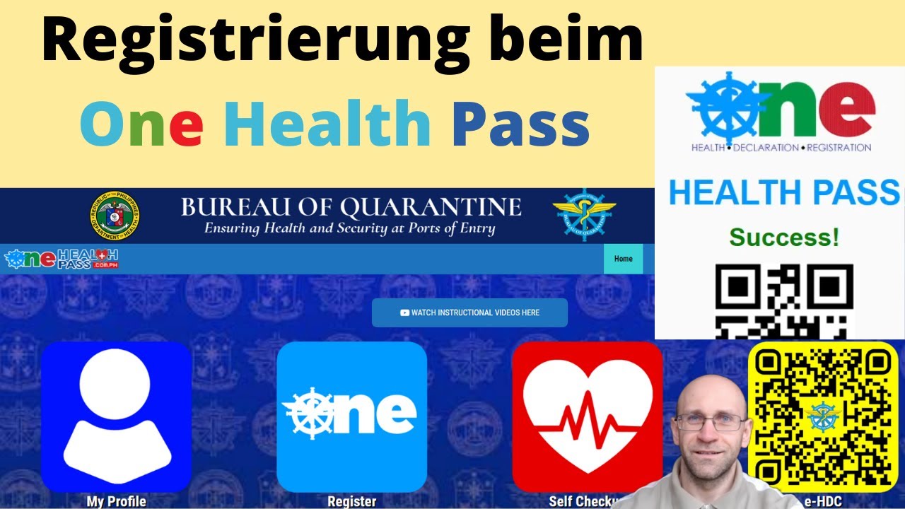 One Health Pass Registrierung Tutorial Deutsch - YouTube