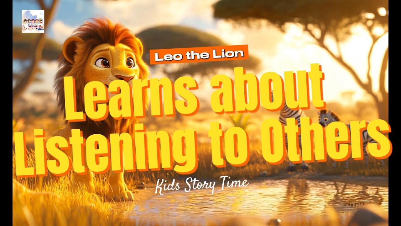Leo the Lion Learns About Listening | Fun Kids Story with Life Lessons ...