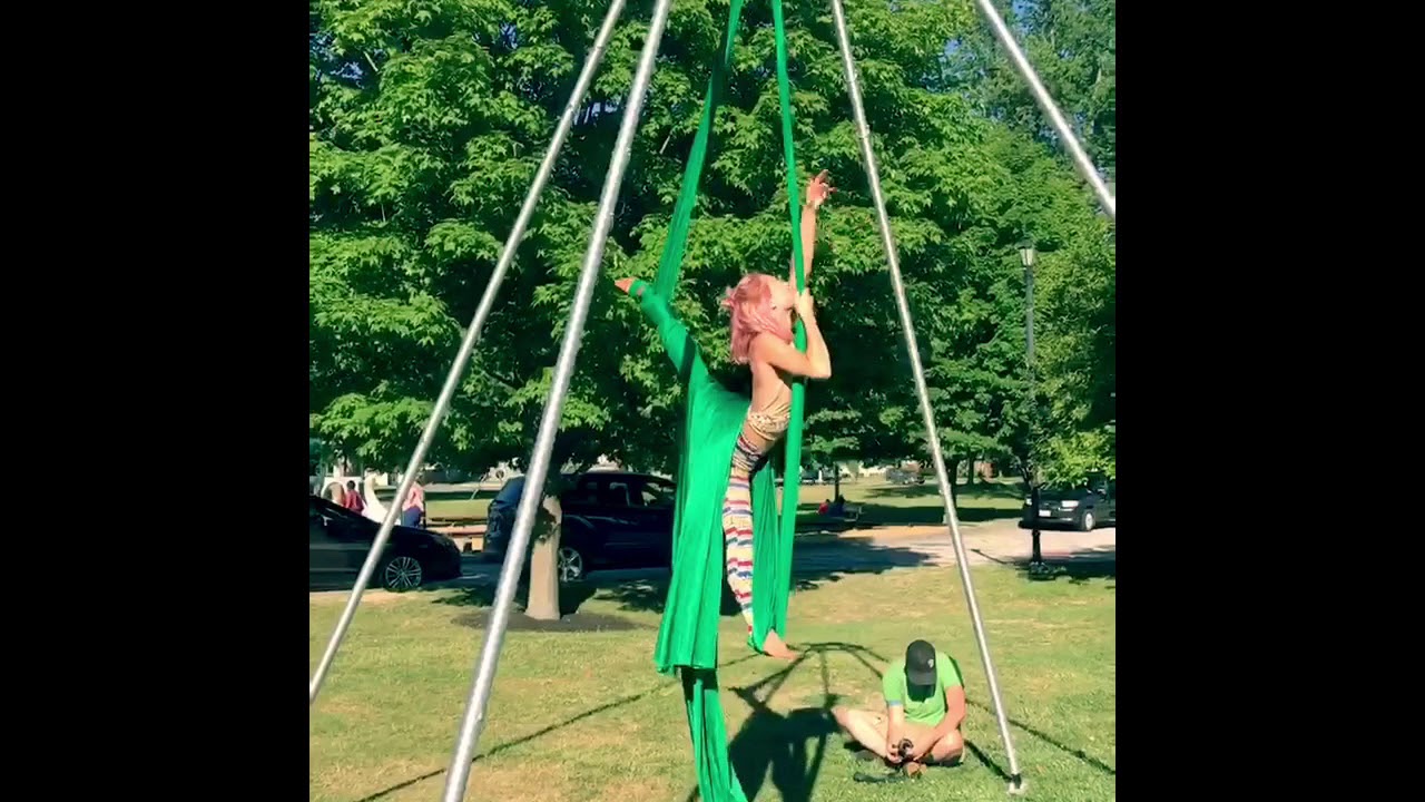 Silks and Lyra Sample - YouTube