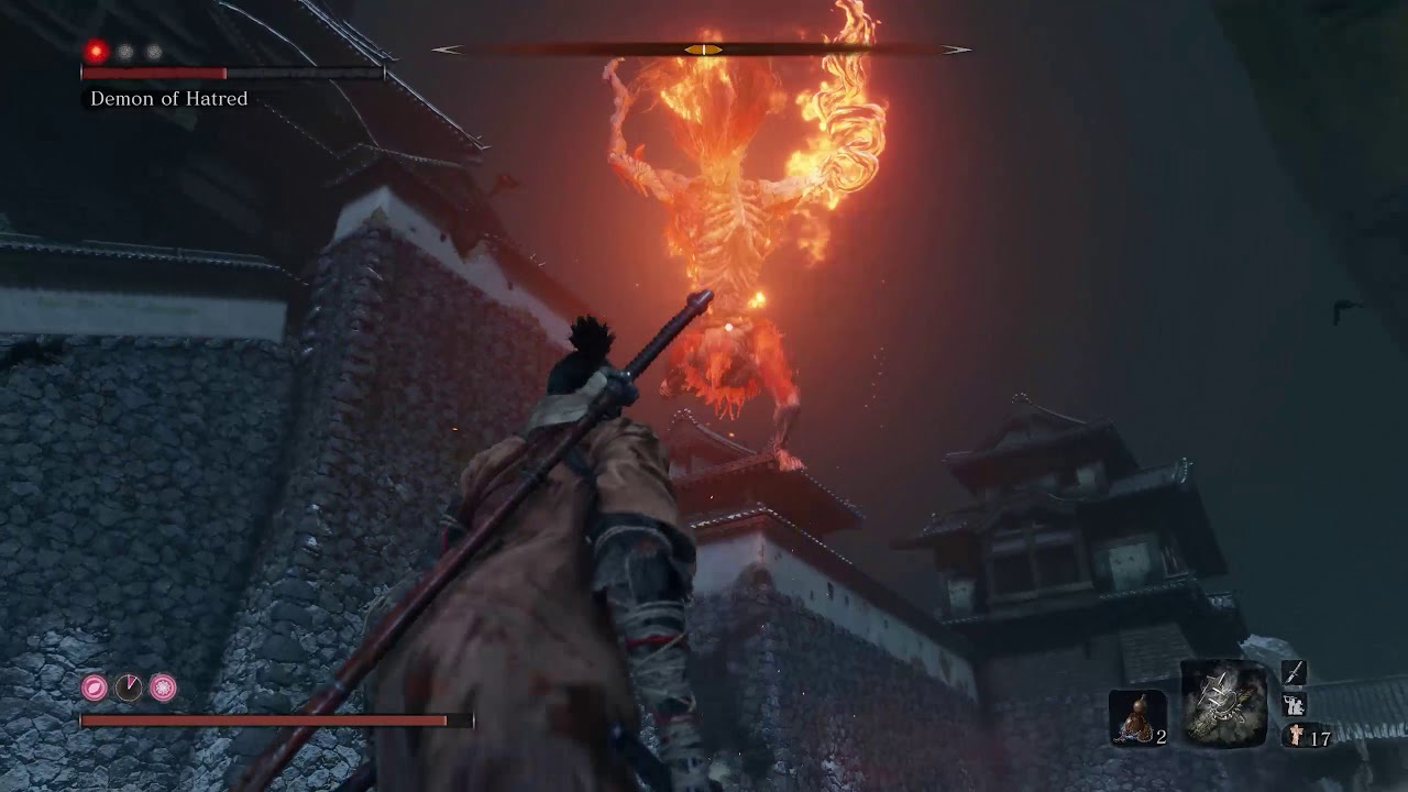 Sekiro: Demon of hatred in the third phase - YouTube