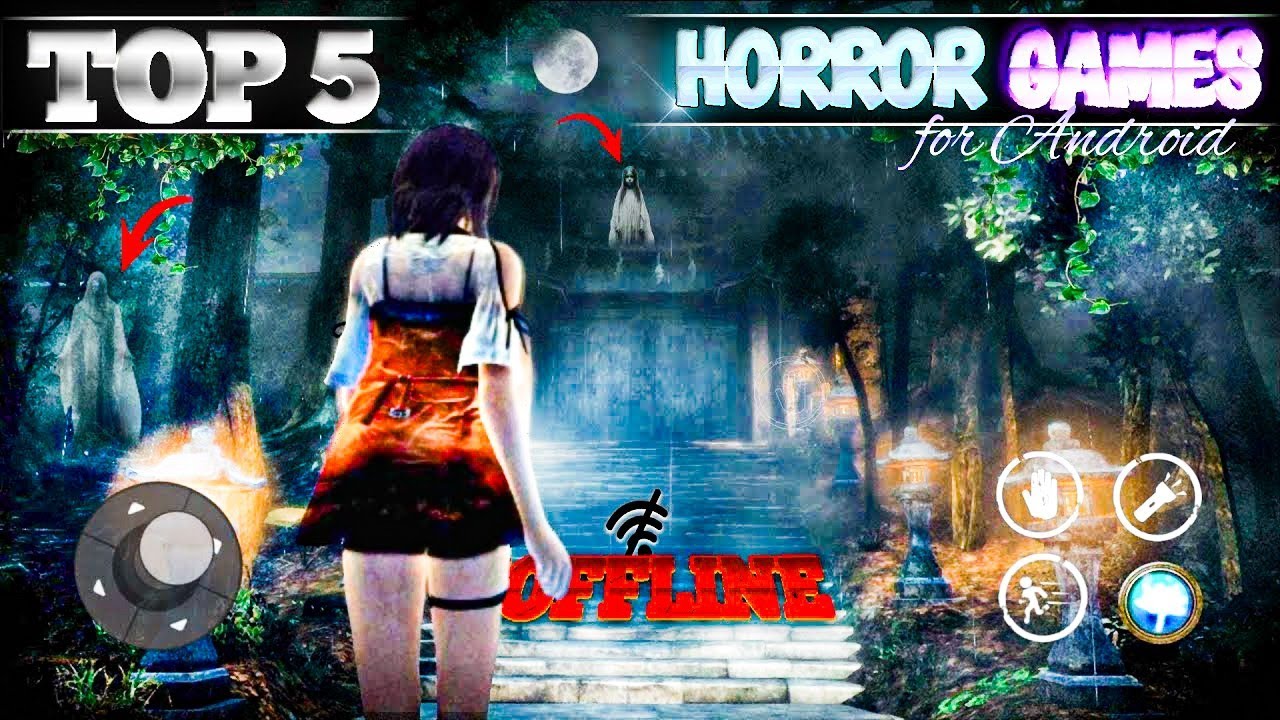TOP 5 BEST SCARY HORROR GAME💀//OFFLINE🔥//High graphics💥//in android ...