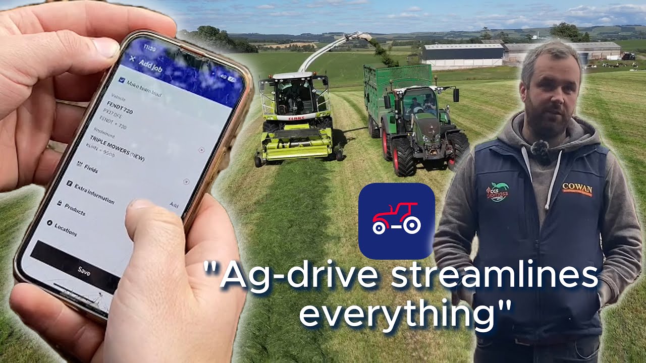Cowan Contracting Services & the Ag-drive app - YouTube