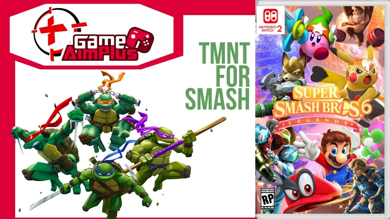 Teenage Mutant Ninja Turtles In Super Smash Bros 6 for Nintendo Switch ...