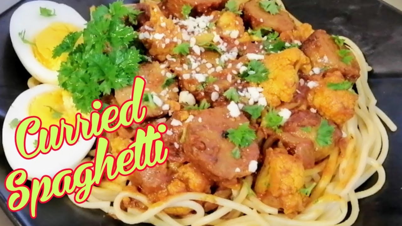 Curried Spaghetti recipe | Spaghetti with Sausage and Cauliflower ...