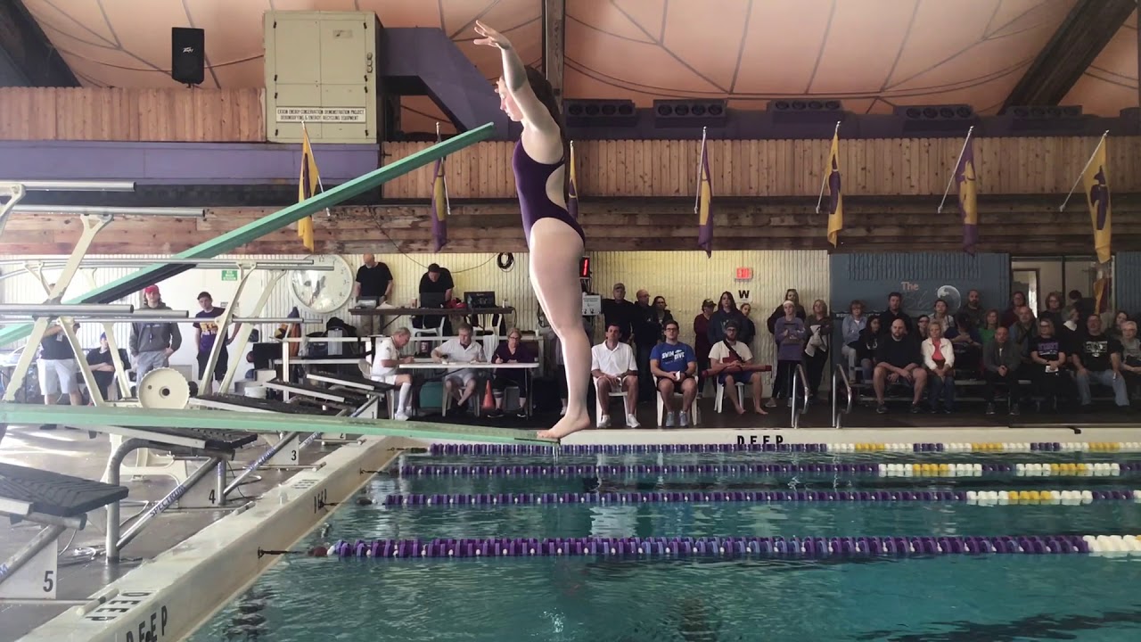 12/1 Meet @ Home vs. StM - Diving- Mackenzie Dive 6 - YouTube