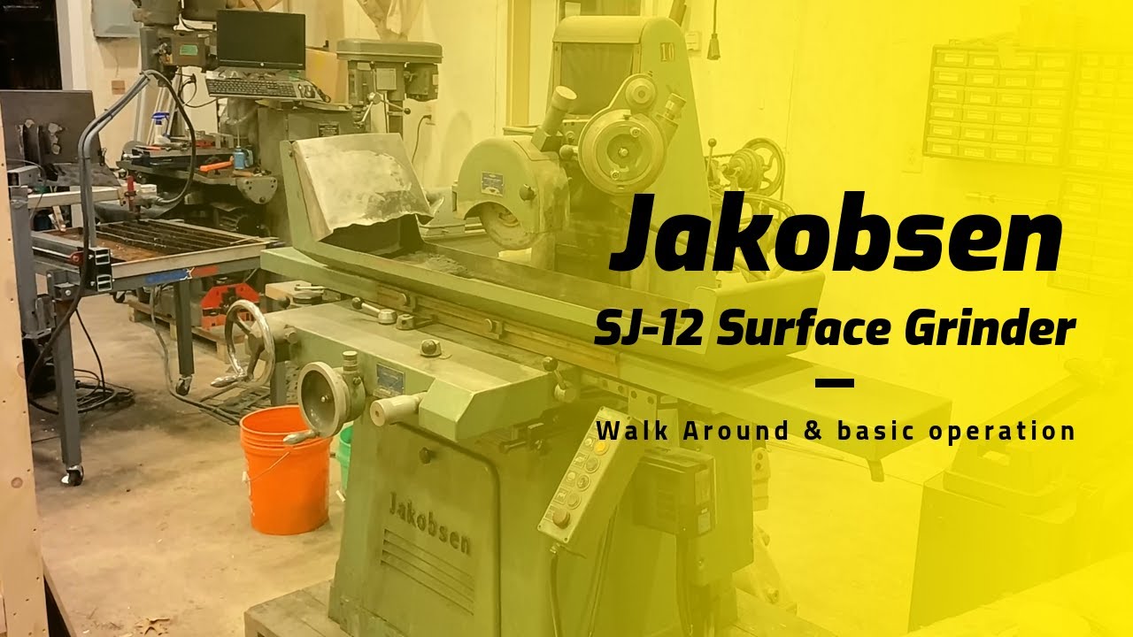 Surface Grinder For Small Shop - SJ-12 Surface Grinder Walk around ...