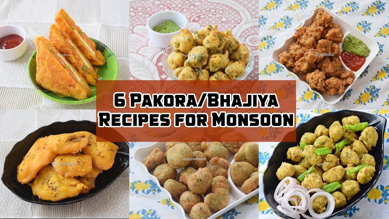 6 Quick & Easy Pakora Recipes | Pakoda Recipes | Snack & Appetizers ...