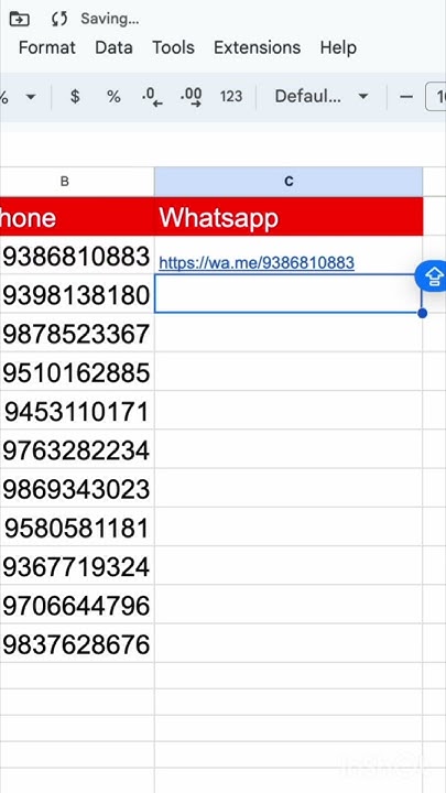 Excel create WhatsApp link #excel #exceltips #exceltutorial #exceltricks - YouTube