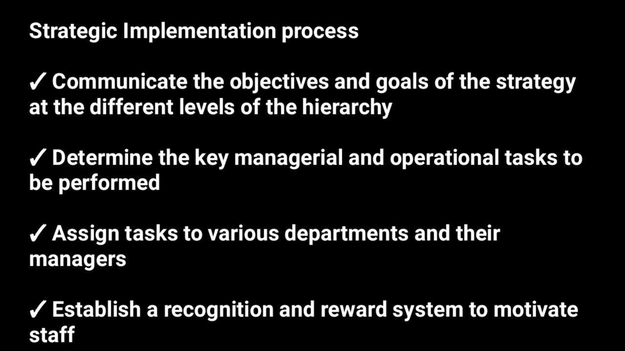 Strategic implementation process (strategic management @NAISHAACADEMY ...