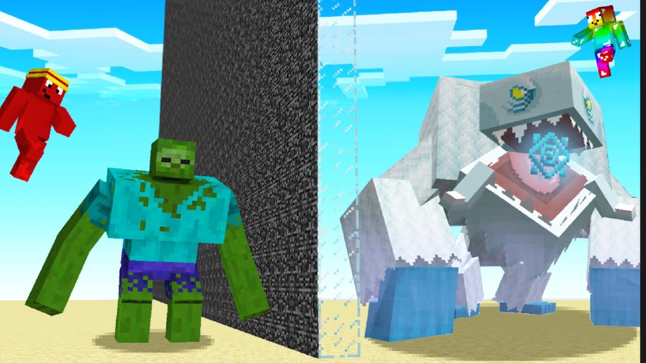 Trolei Meu Amigo Em Uma Batalha De Mobs No Minecraft O Filme Youtube