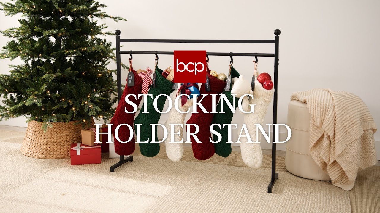 Best Choice 3ft Stocking Display: Stocking Up on Holiday Cheer - YouTube
