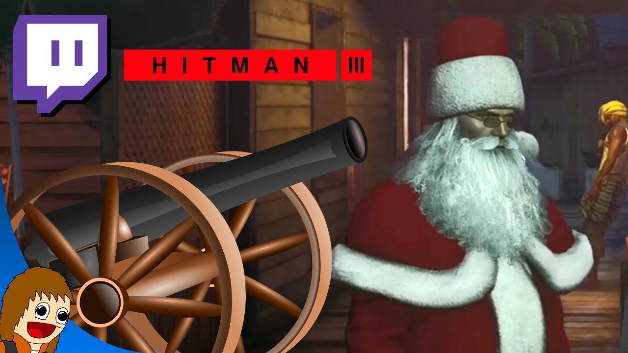 FIRING A CANNON AS SANTA CLAUS | Hitman 3 - YouTube